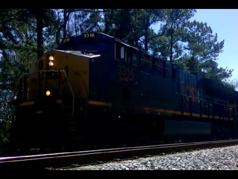 CSX TRAINS 2024: CSXT 3316 Leads I032-27 : 2/27/24 - YouTube