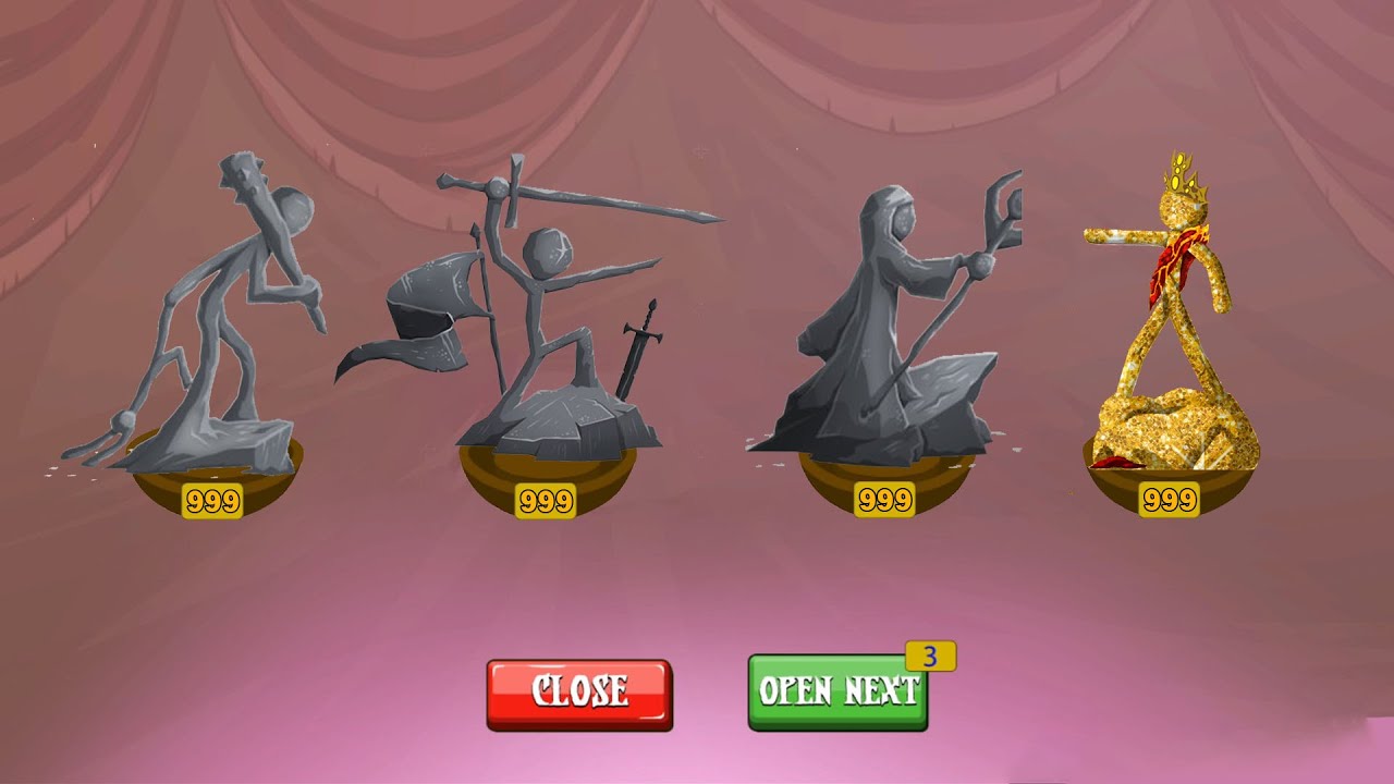 UNLOCK CHEST ALL THE STATUE IN NEW MODE TOURNAMENT EPIC | STICK WAR ...
