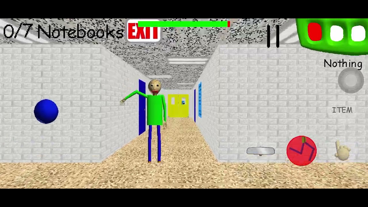 Baldi's Basics Classic (Upside Down) Gameplay - YouTube