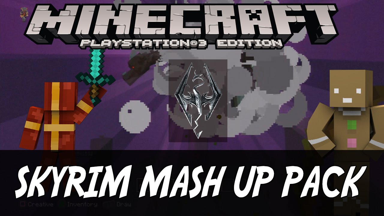 Minecraft PS3: Skyrim Mash-up Pack (World) Walkthrough - YouTube