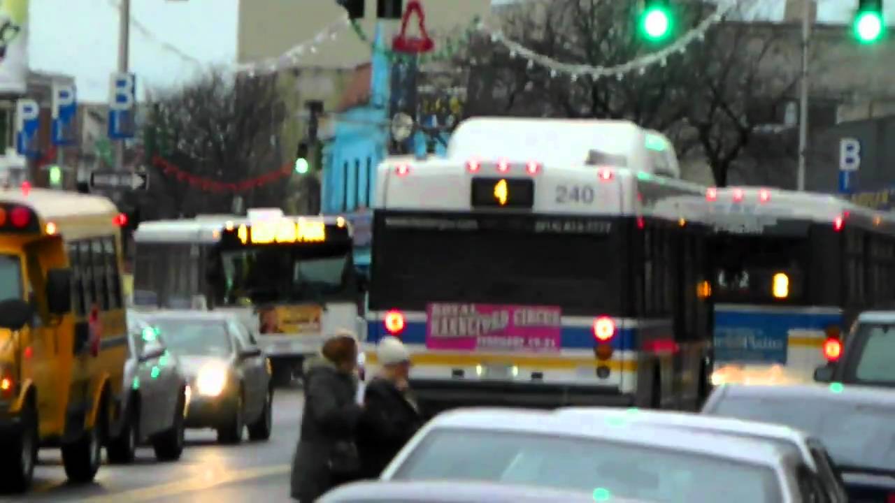 Bee-Line Route #1, 2 and 4 with NABI 40LFW and Orion 5s at Ludlow ...