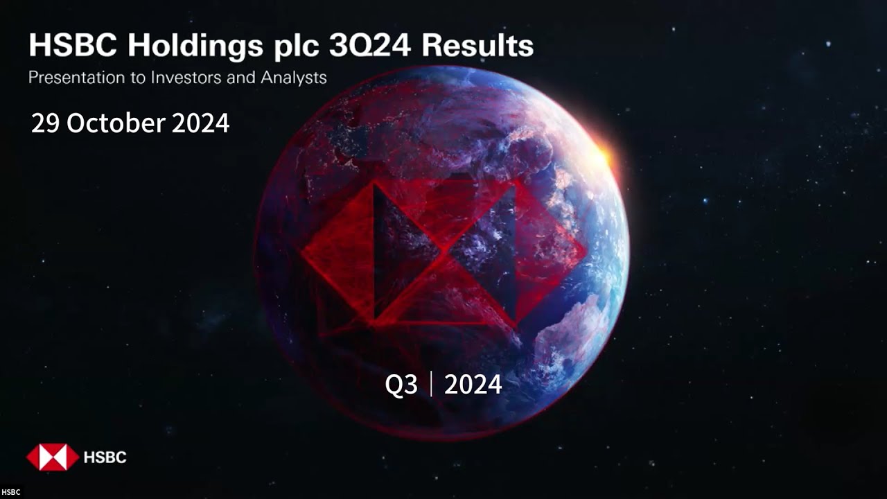 HSBC 2024 Q3 Results│滙豐控股2024財年第三季業績發佈 - YouTube