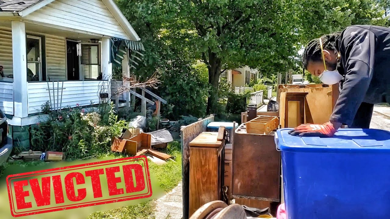 Live Eviction Drama! Restoring a Neglected Hoarders House Part Two ...