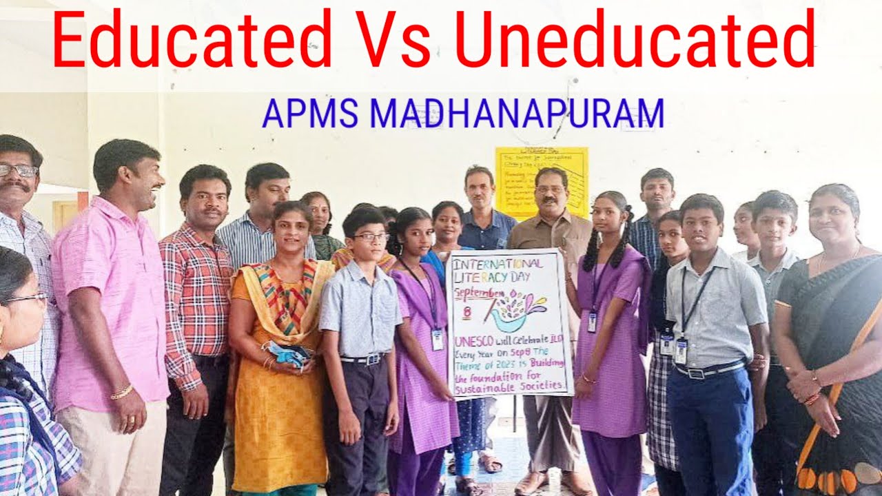 Difference between Educated and Uneducated || Source: 9th class social ...