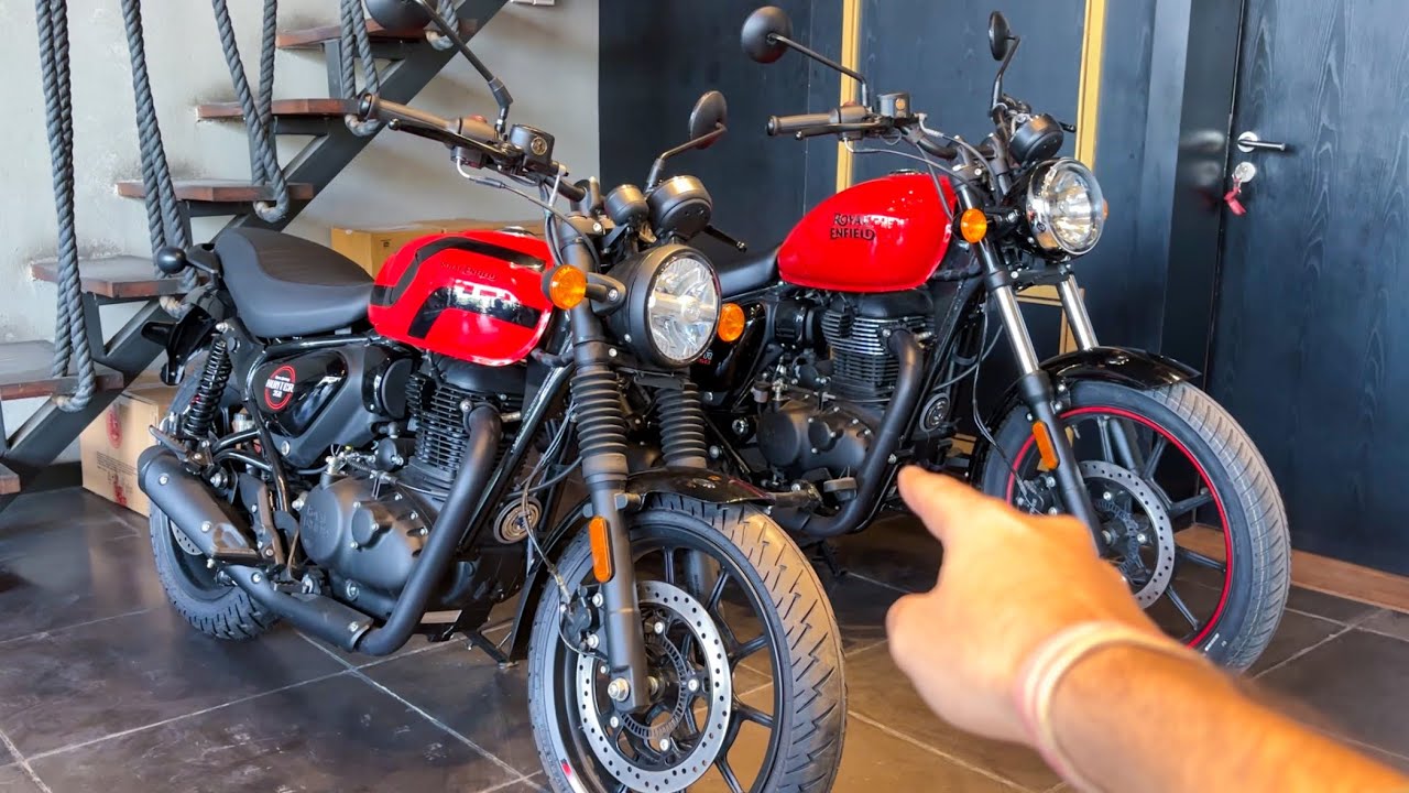 2025 All New Royal Enfield Hunter 350 vs Meteor 350 BS7 New Model Full ...