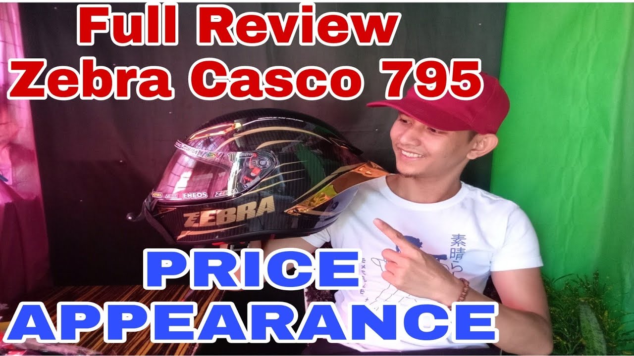 Full Review Zebra Casco 795 HELMET | PRICE and APPEARANCE - YouTube