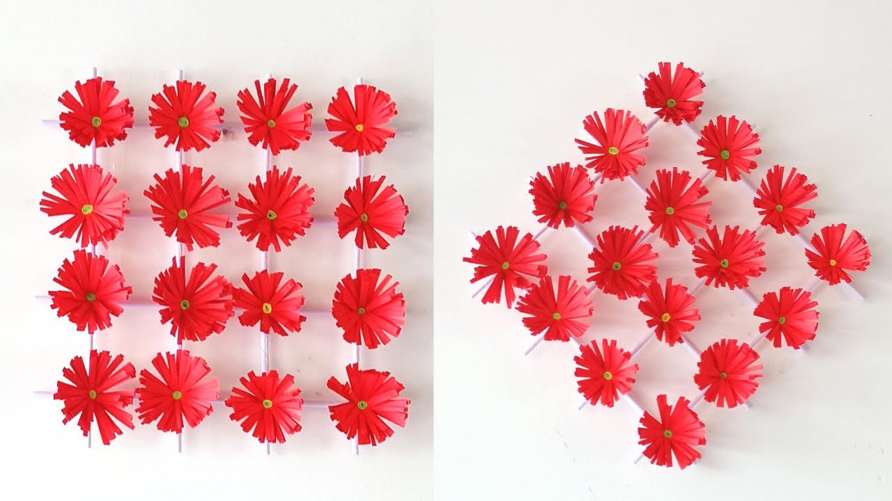 DIY Beautiful Paper Wallmate for Room Decoration||Paper Craft||Home ...