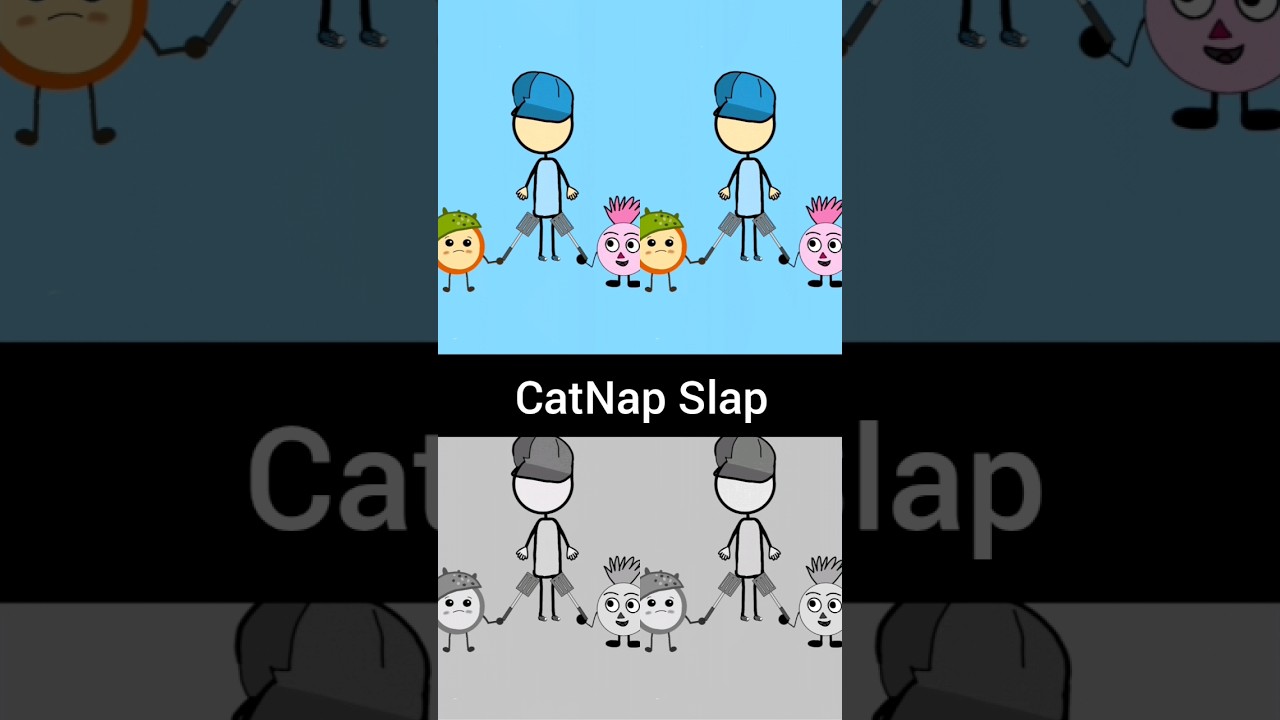 CatNap Slap meme #animation #shrots - YouTube