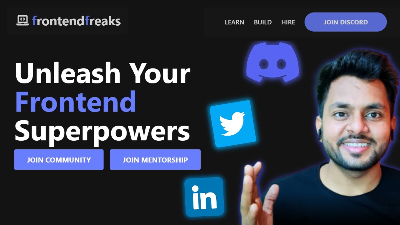 Unleash Frontend Superpower: Frontend Freaks Discord & Website Launch ...