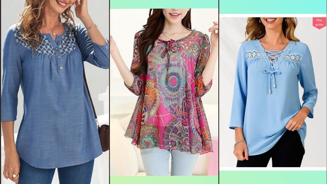 Ladies Top designs with jeans - YouTube