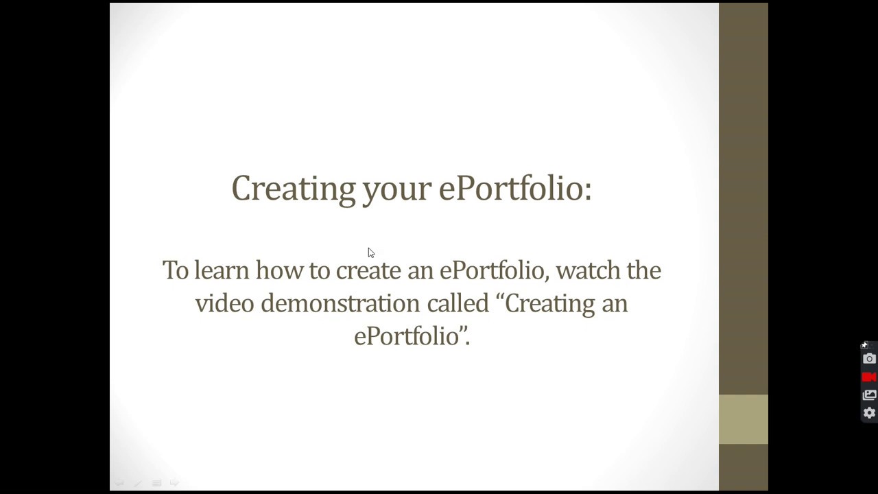 Introduction to creating an ePortfolio - YouTube