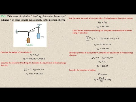 Statics (Hibbler) Solution. Chapter 3.3 - YouTube