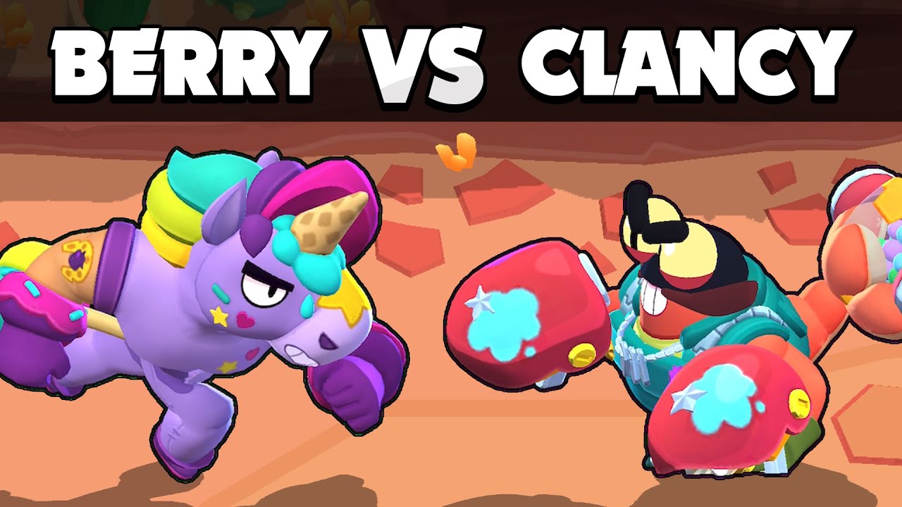 BERRY VS CLANCY | 1 vs 1 | Brawl Stars - YouTube