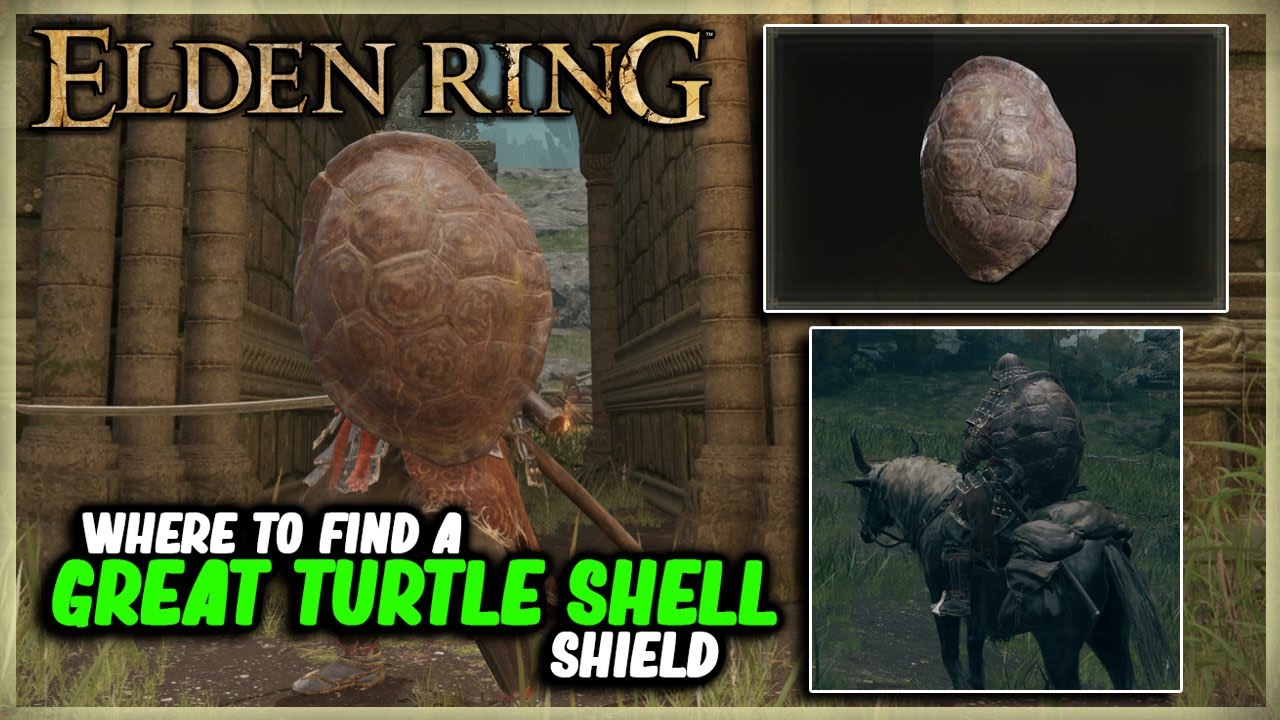 WHERE TO FIND THE GREAT TURTLE SHELL SHIELD IN ELDEN RING - MEDIUM ...