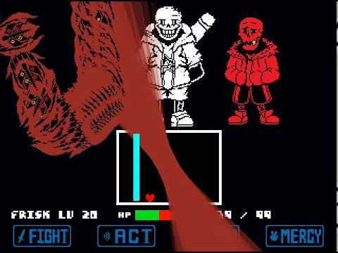 swap ink papyrus fight - YouTube