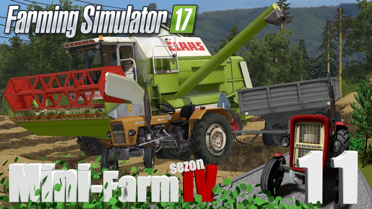 Farming Simulator 17 Mini-Farm #11 - "Obfite plony" - YouTube