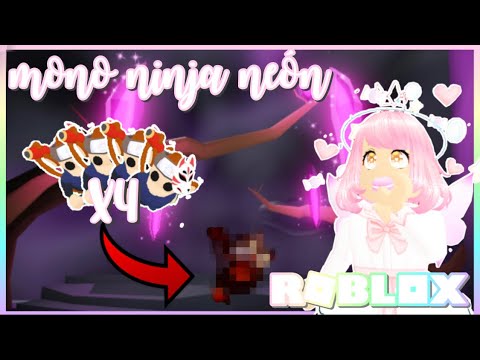 HAGO AL *NUEVO* MONO NINJA NEÓN!! 🐒 ADOPT ME/ Elisa27 - YouTube