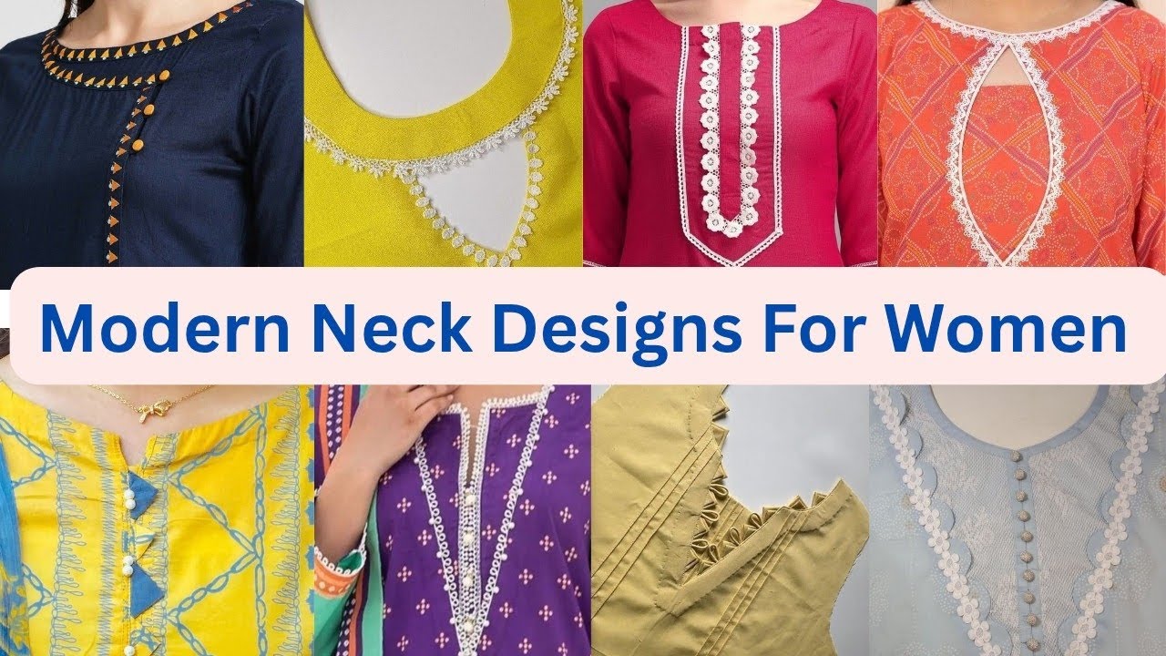 Modern Neck Design for women/Girls||2025 Neck Design ideas for Summer ...