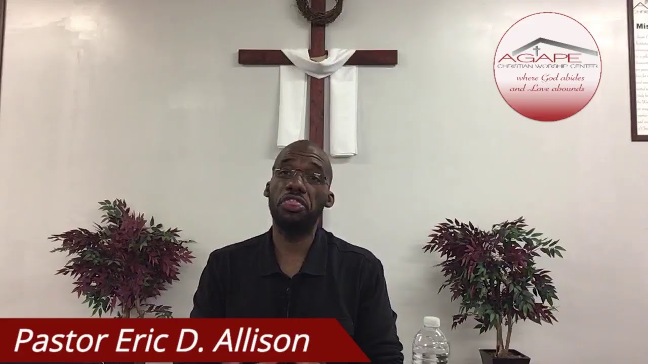 SERMON - AUGUST 30 PASTOR ERIC ALLISON - YouTube