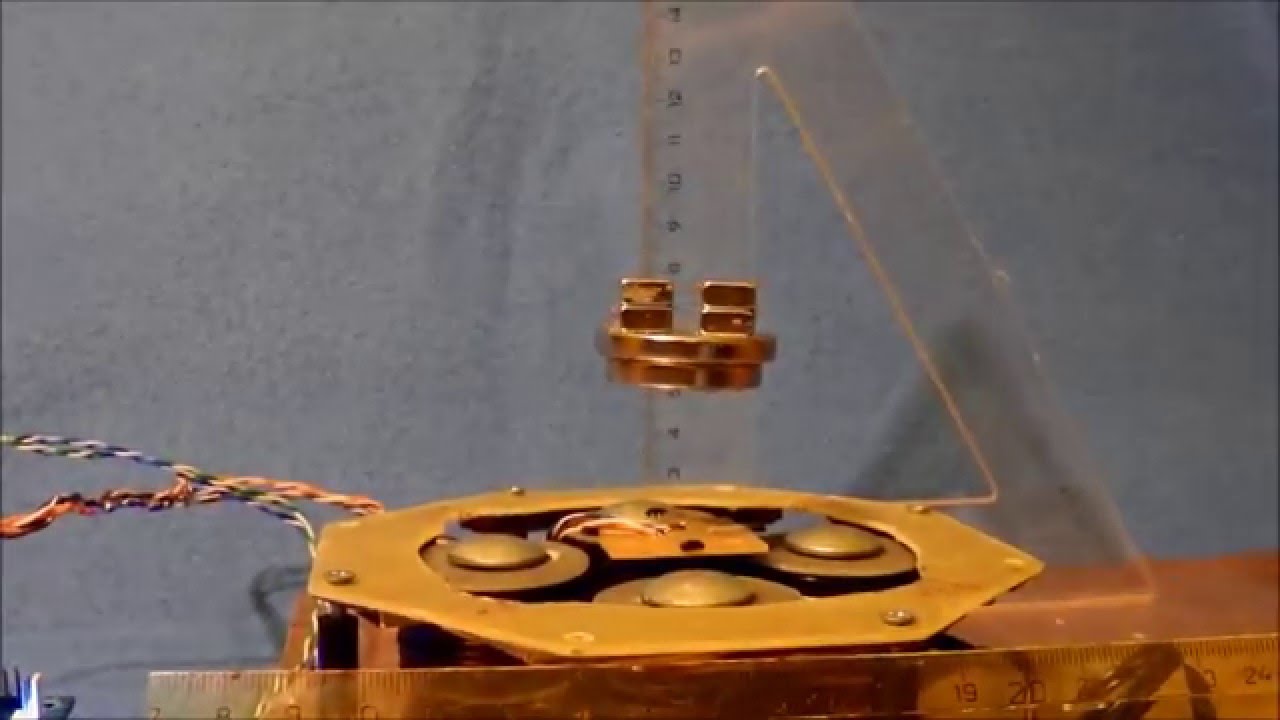 Repulsive magnetic levitation / magnetický levitátor - YouTube