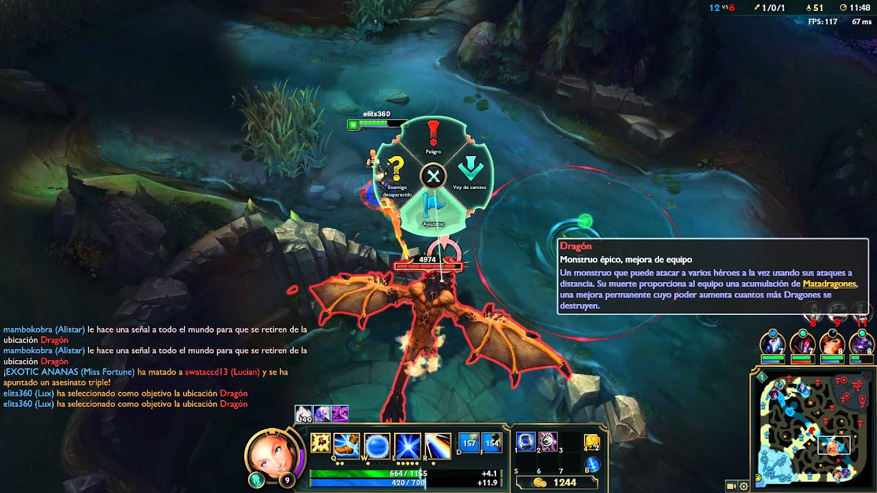 League of legends Lux MiD - YouTube