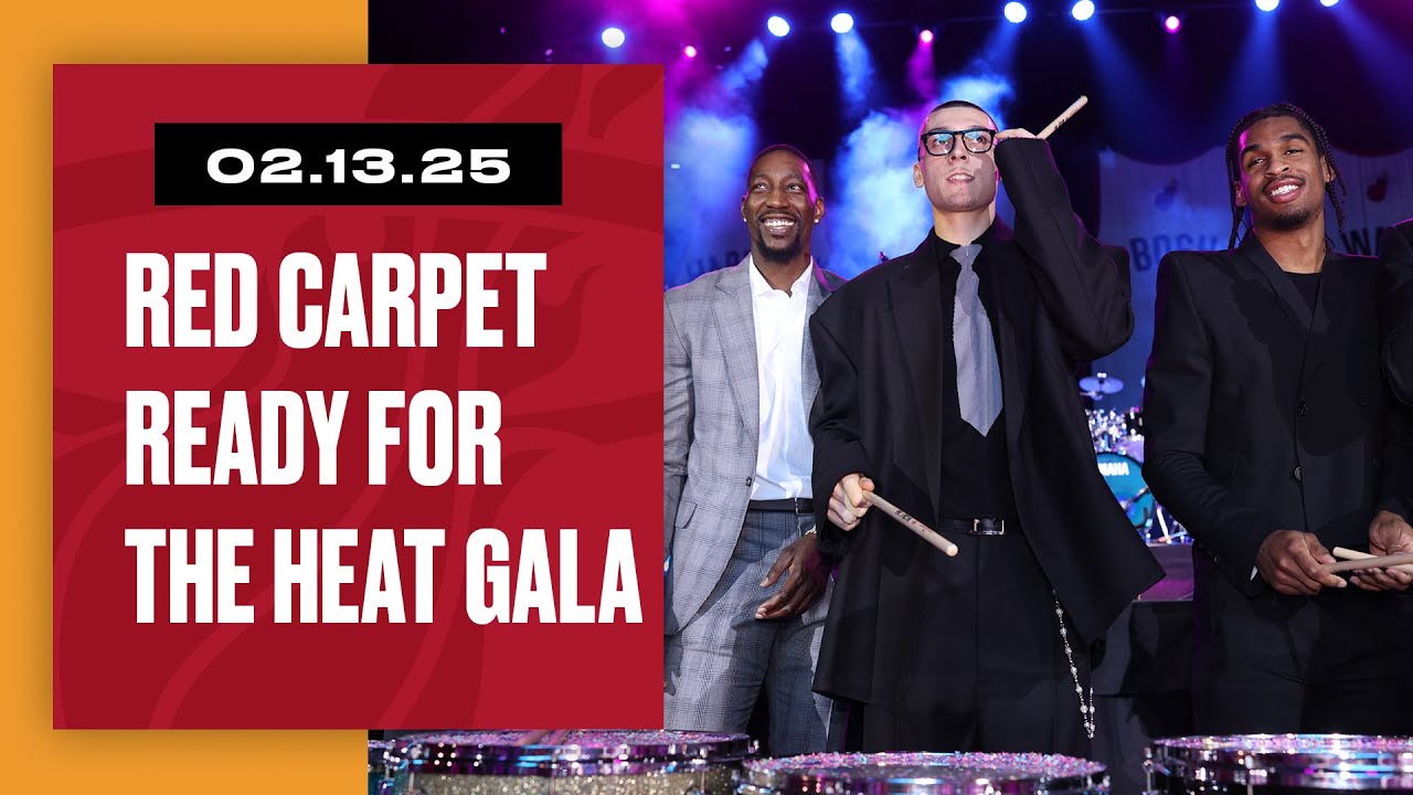 We Got Red Carpet Ready For The Annual HEAT Gala 😎 | February 13, 2025 ...