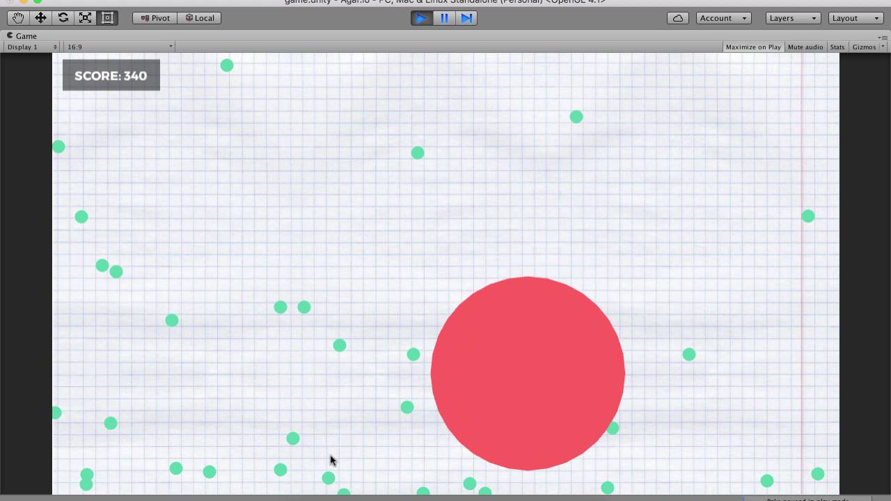 agar.io movement system [UNITY ASSET STORE] - YouTube