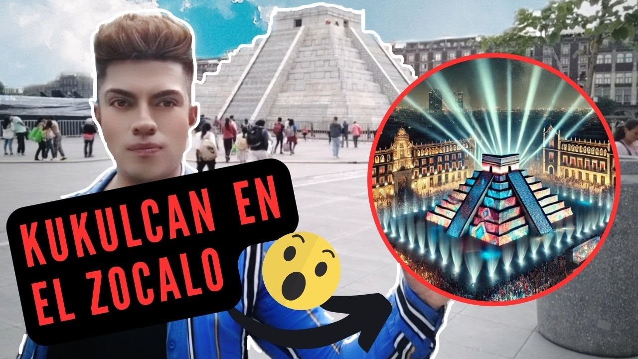 KUKULCÁN LLEGA AL ZÓCALO DE LA CDMX #kukulkan #zocalo #cdmx #piramide # ...