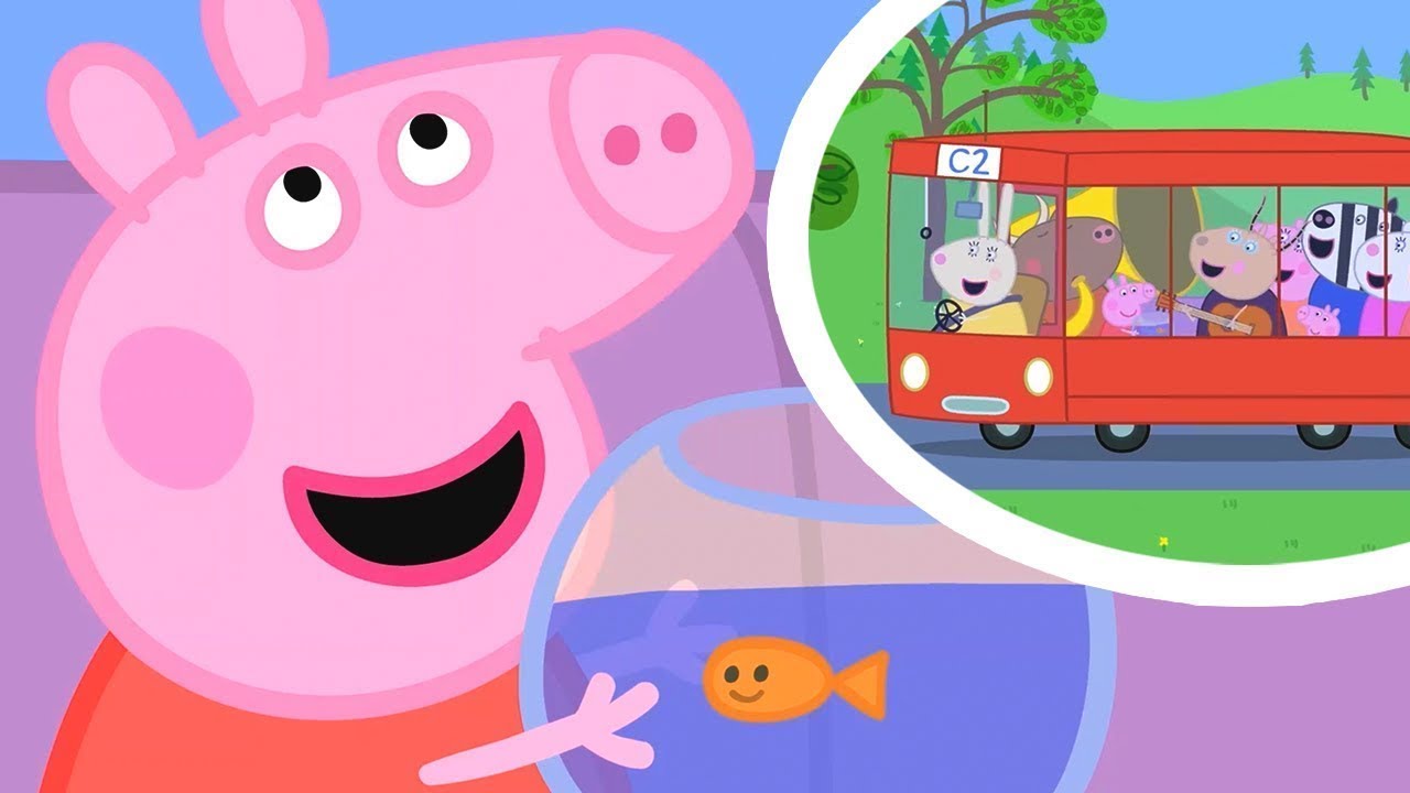 Peppa Pig Official Channel | Peppa Pig's the Wheels on the Bus Song ...