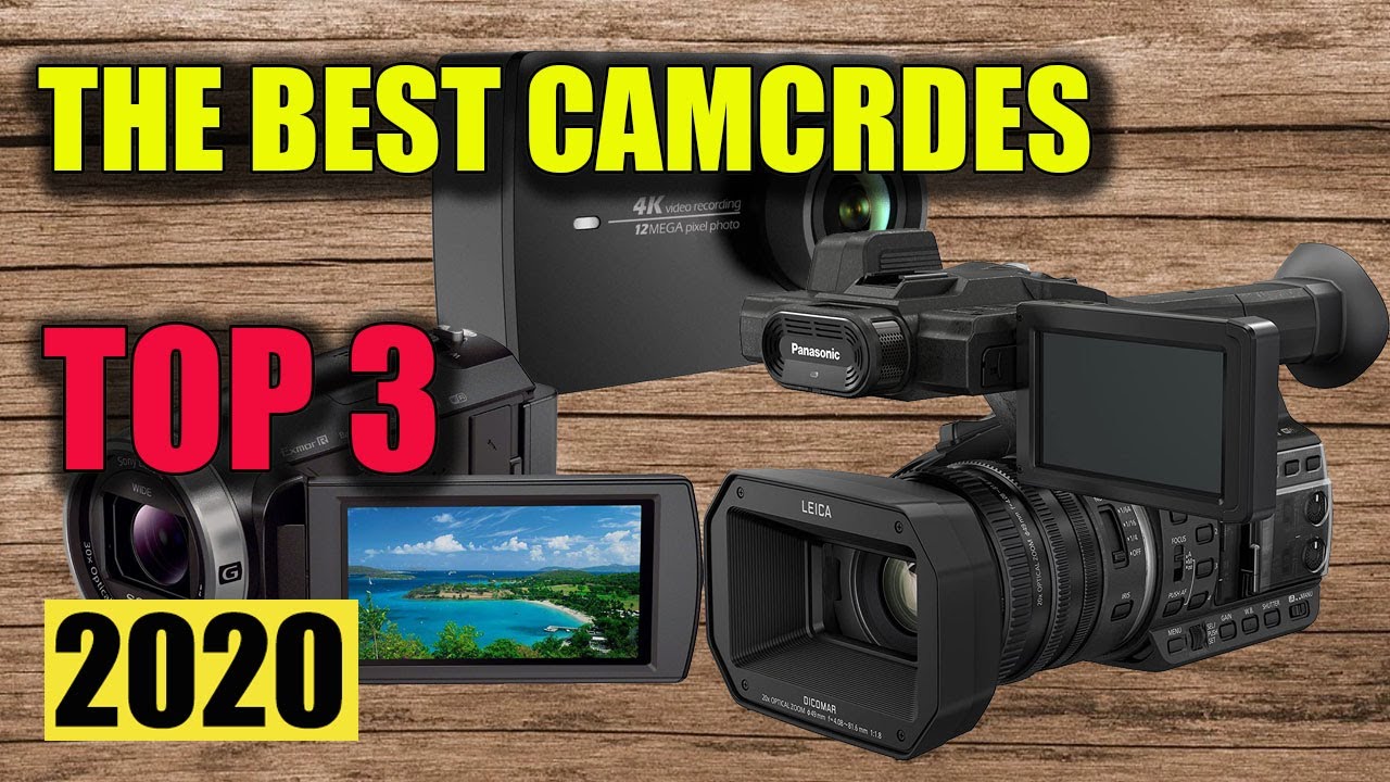 Top 3 Best Video Cameras in 2020 - camcorder for youtube videos - YouTube