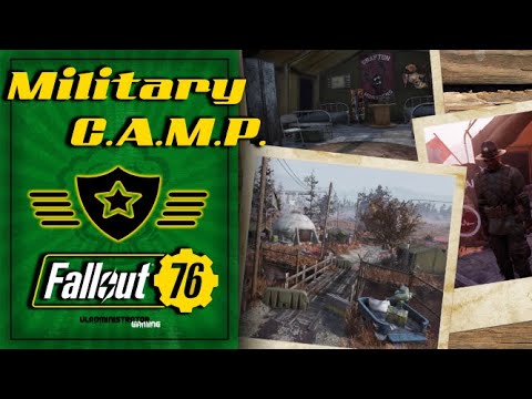 Military Camp | Fallout 76 C.A.M.P. Build - YouTube