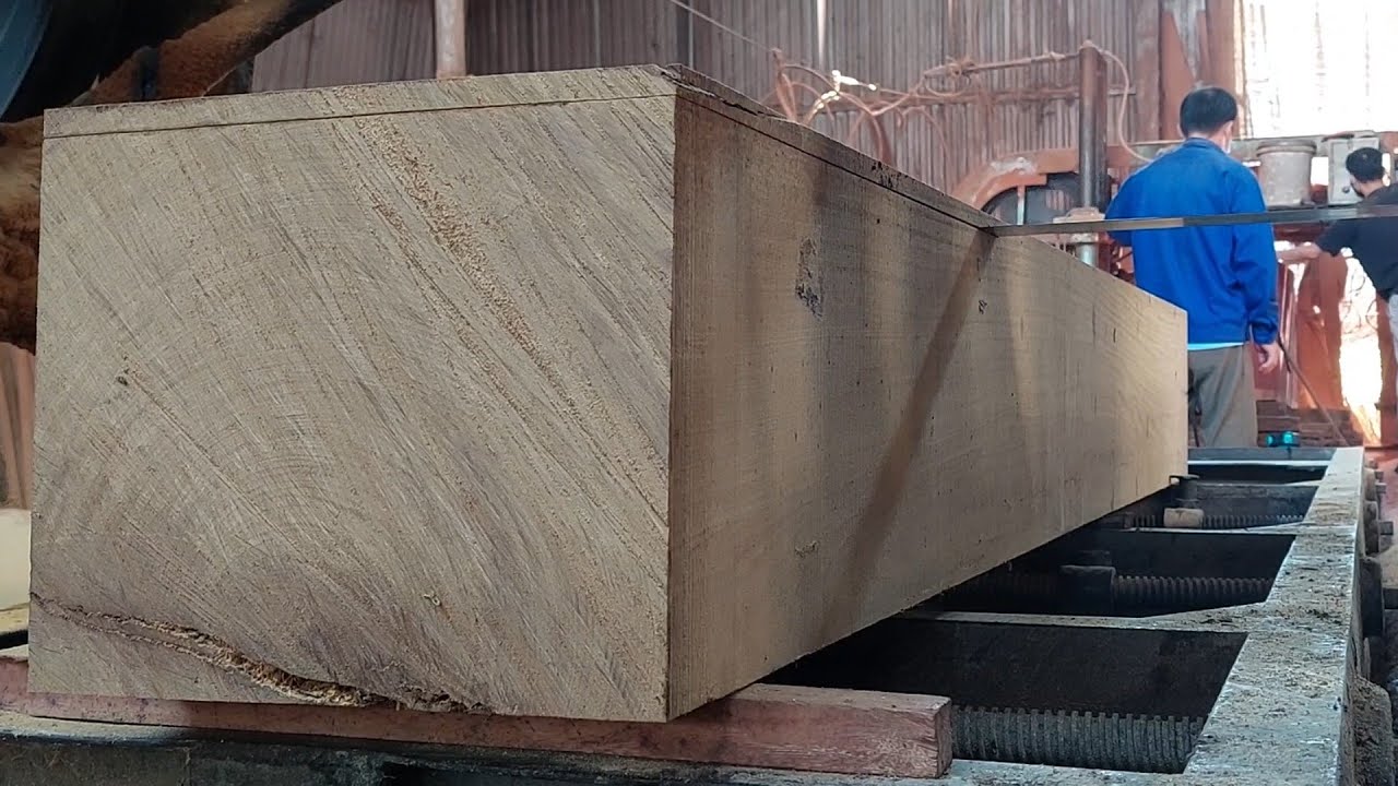 The Wood Processing Skills Are So Great // The Process Of Processing ...