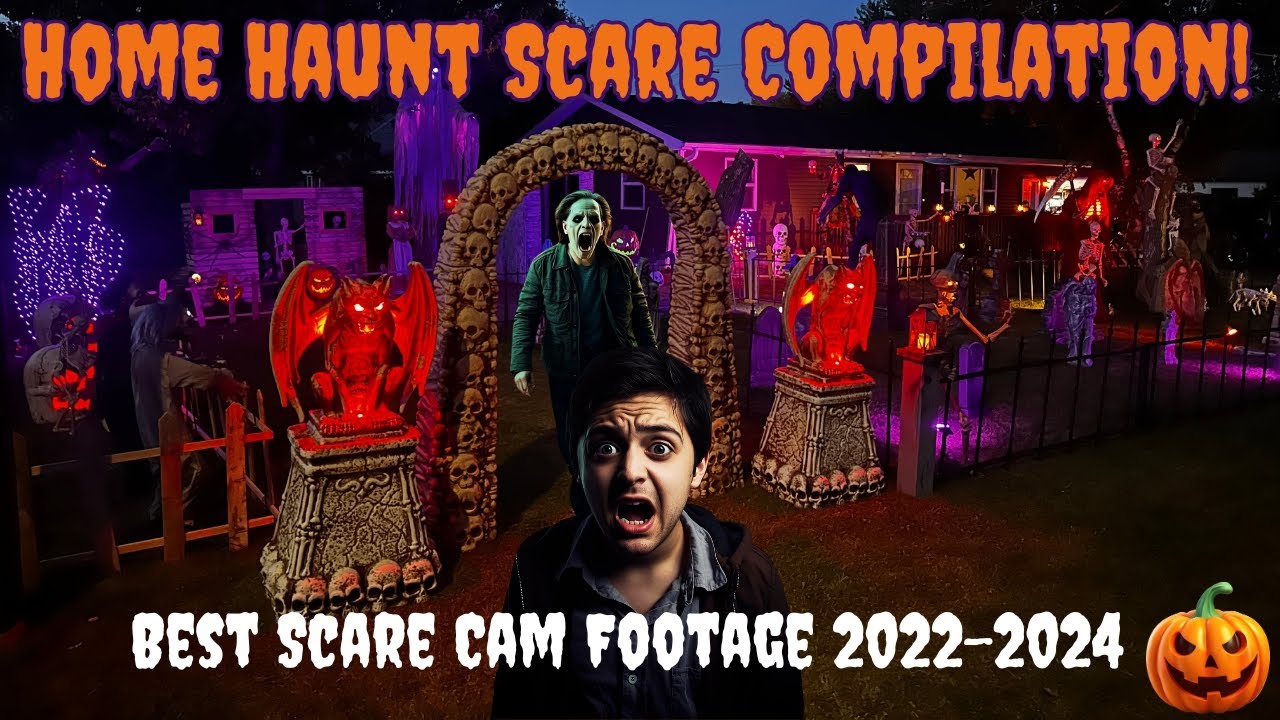 Halloween Home Haunt Scare Compilation : My Best Scares! - YouTube