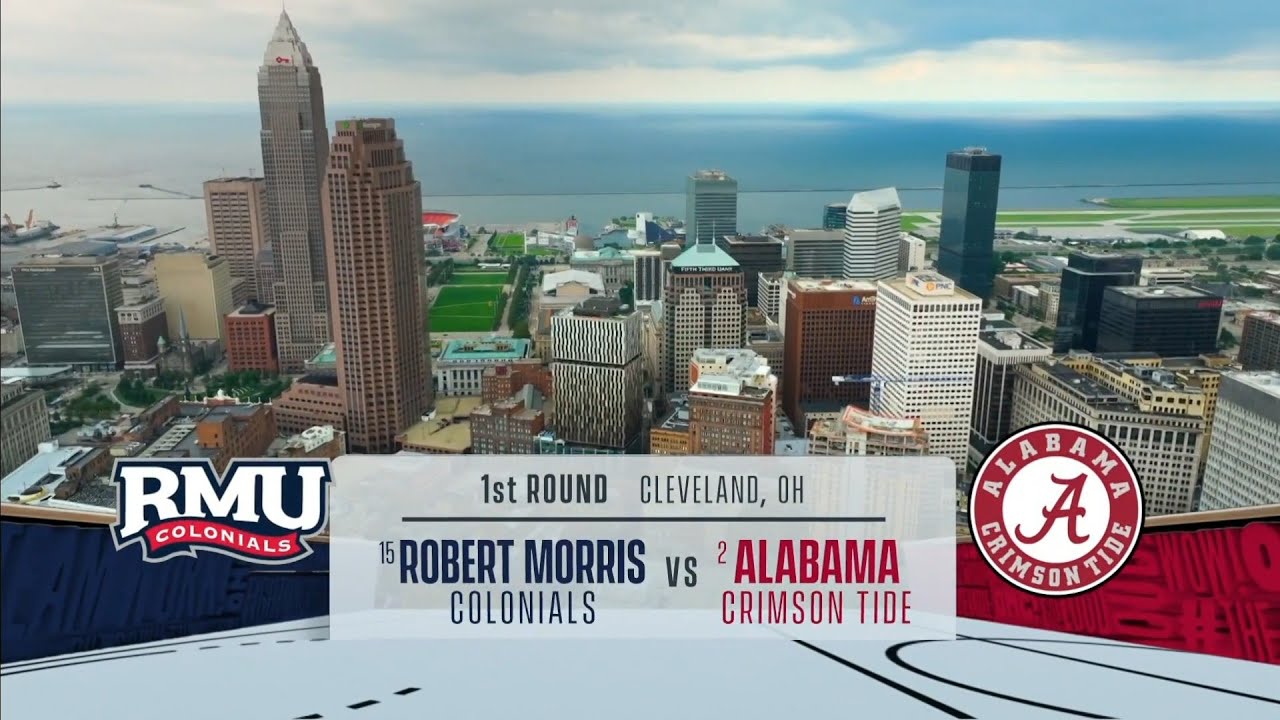 NCAA MBB First Round on truTV intro | Robert Morris vs Alabama | 3/21 ...