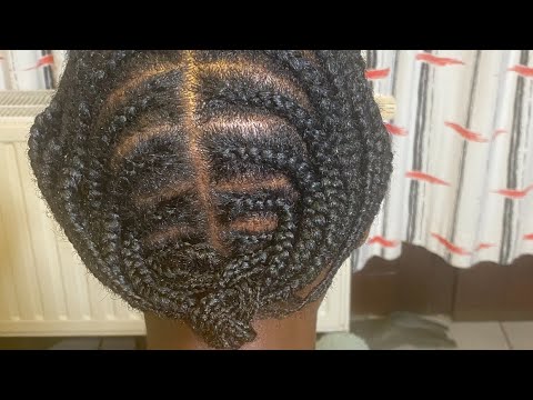 Easy & Simple Cornrows Tutorial for Beginners | Step-By-Step Guide for ...