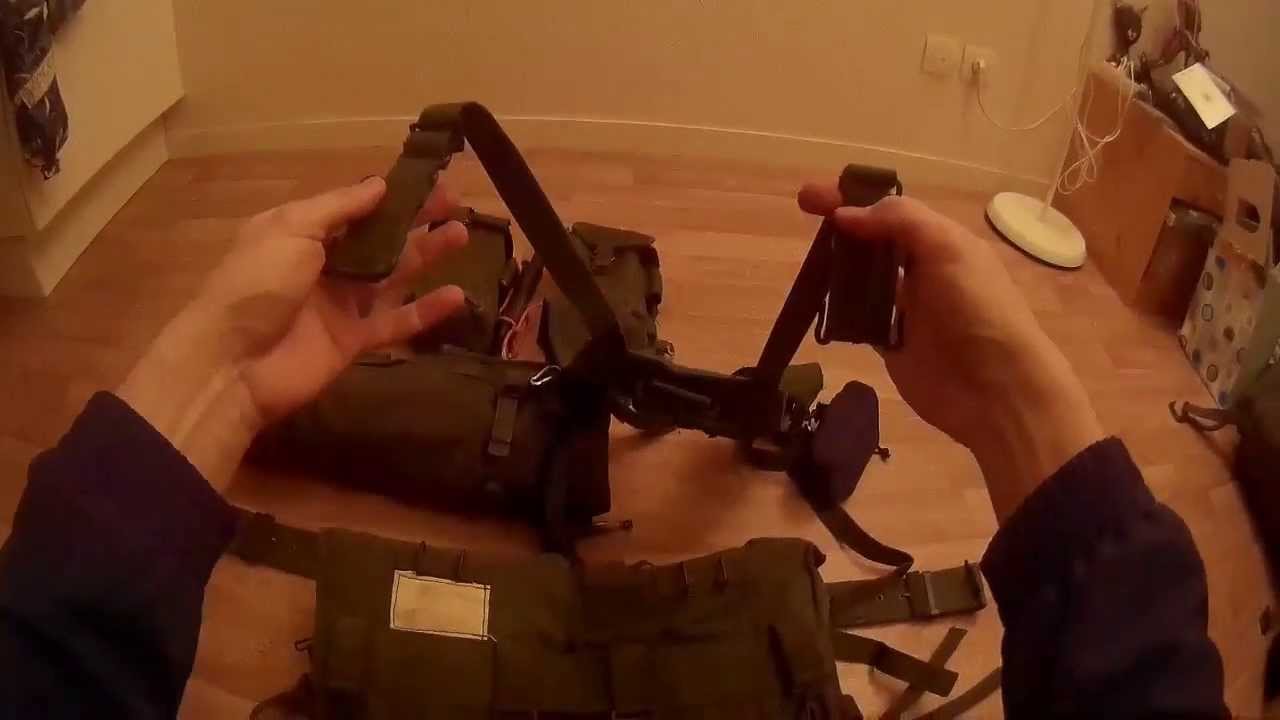 How to setup the 58 pattern webbing set HD - YouTube