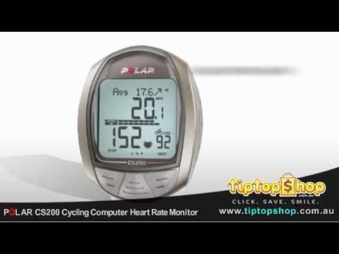 Polar CS200 Cs200cad Review - Cycling Computer Heart Rate Monitor CS200cad - YouTube