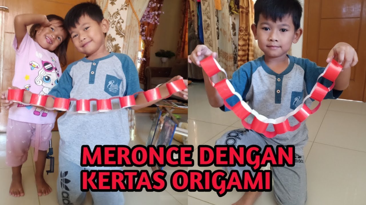MERONCE DENGAN KERTAS ORIGAMI - KBM ONLINE || Belajar dirumah - YouTube
