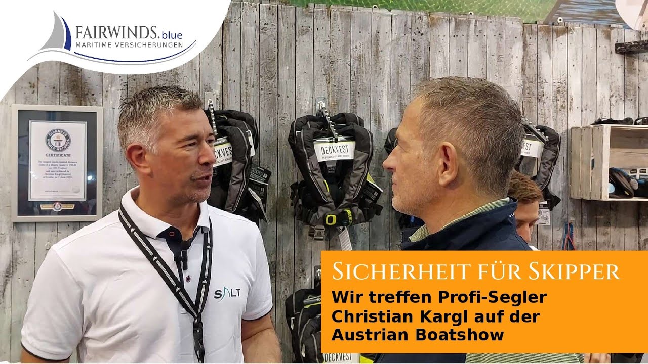 Sicherheit für Skipper! FAIRWINDS.blue trifft Profi-Segler Christian ...
