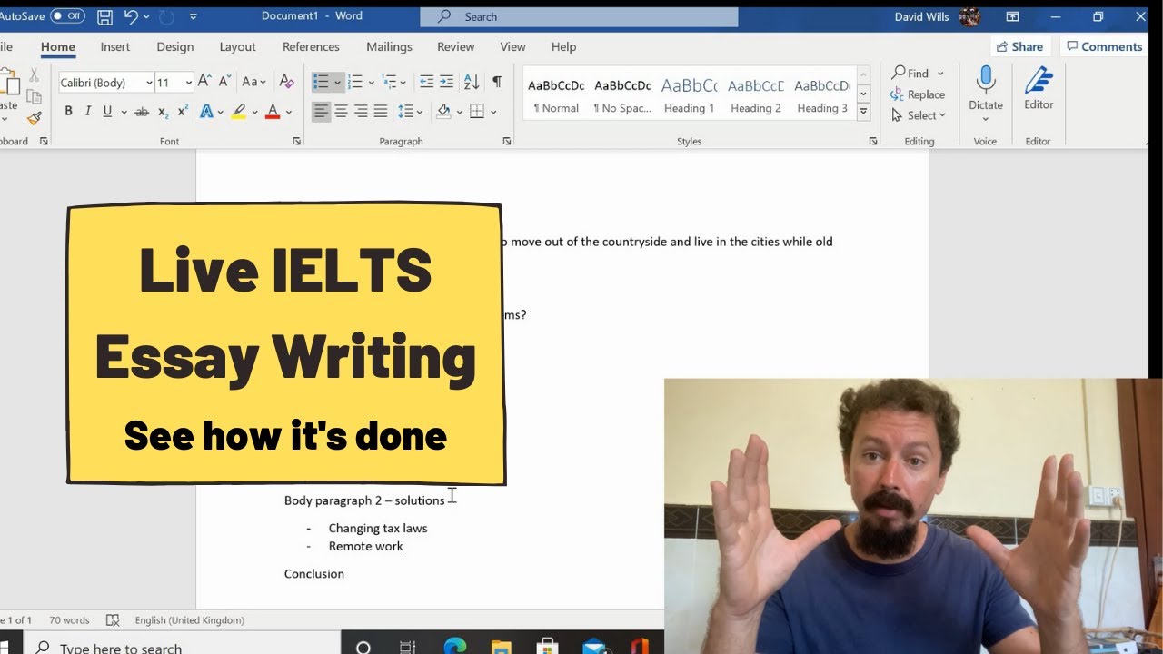 Writing a Task 2 Essay - Young People Moving from the Countryside to ...