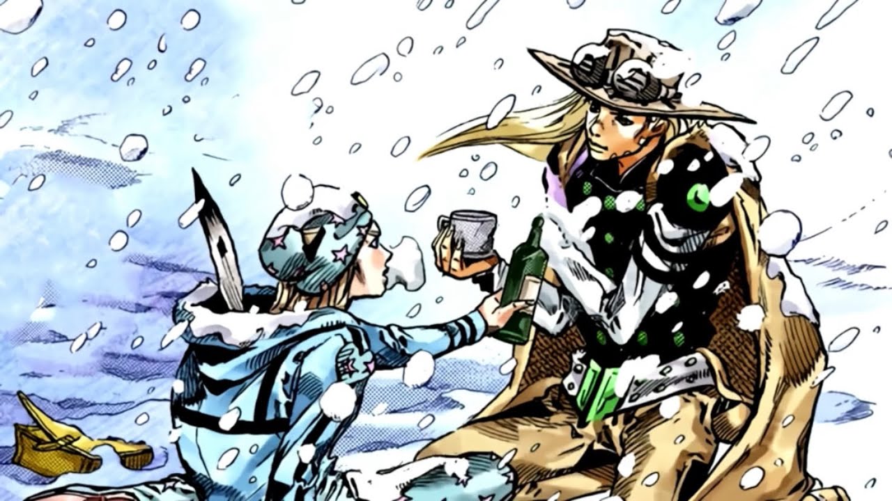 Johnny and Gyro share a toast (Japanese voices) - YouTube