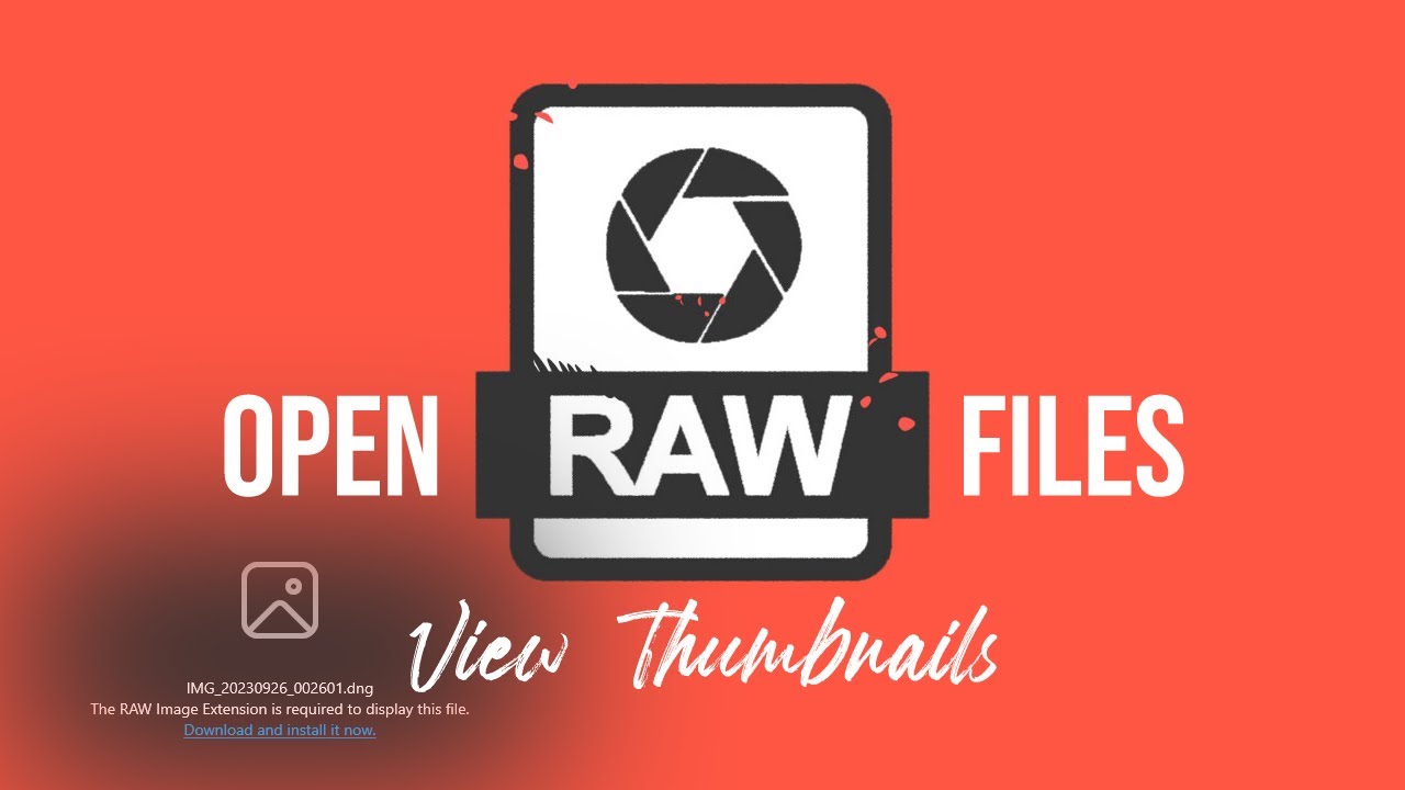 How To View RAW Image Thumbnails In Windows 10 & 11 - YouTube