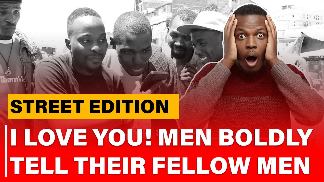 Men Saying "I Love You" to Fellow Men - YouTube