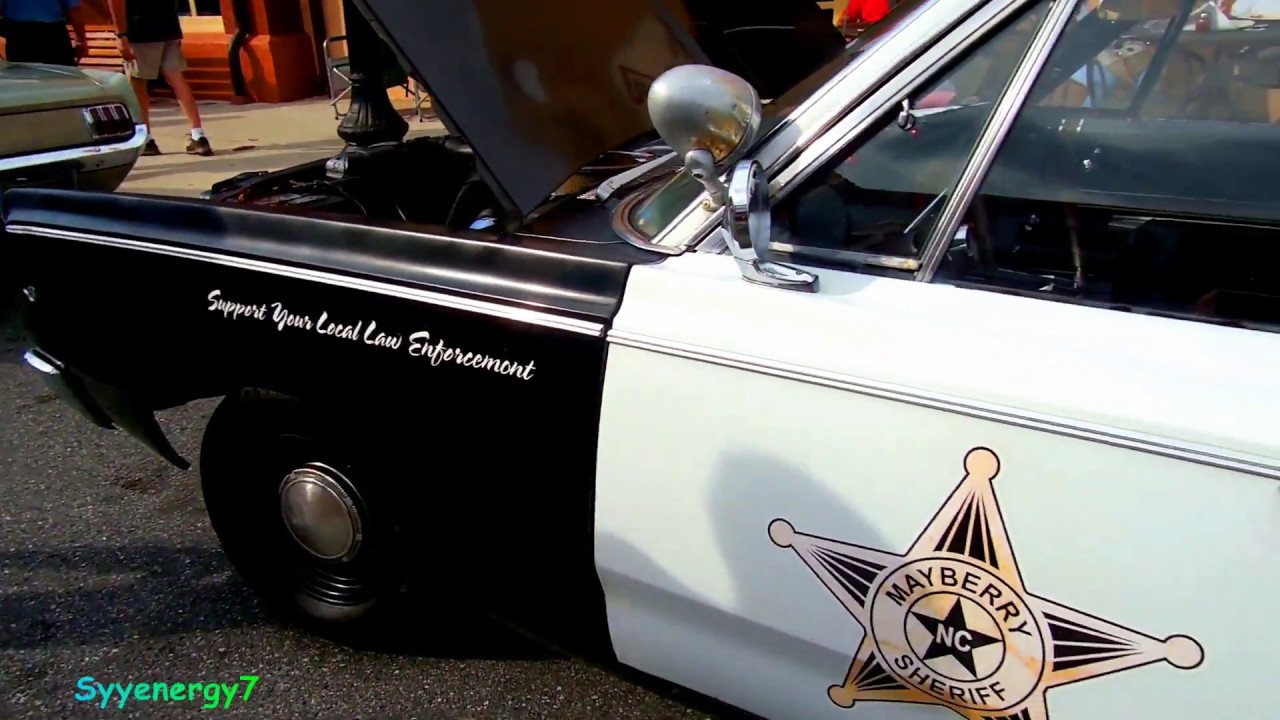 1967 Plymouth Fury, Police Car, Mayberry RFD - YouTube