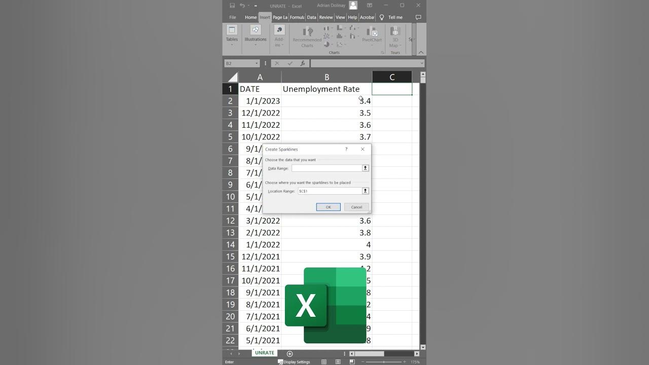 Excel Hotkey For Sparklines YouTube excel-hotkey-for-sparklines-youtube