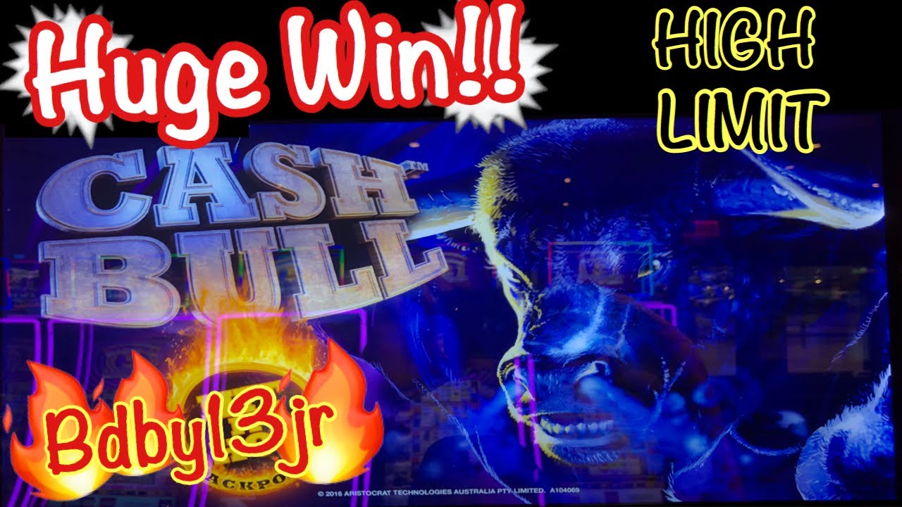 CASH BULL SLOT MACHINE 💥 HUGE WIN! CASINO TIME!! - YouTube