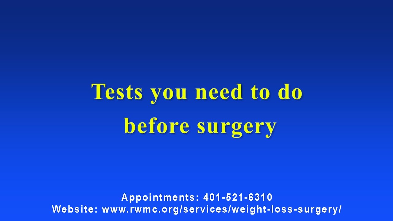 Part 14: Before Surgery Tests - YouTube