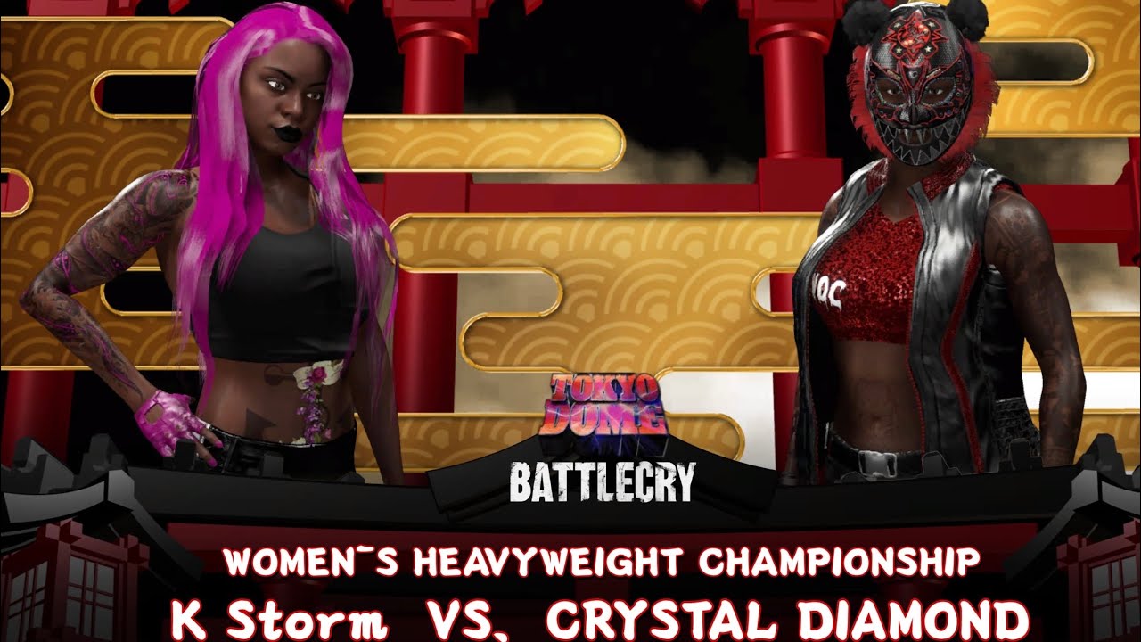 Women’s Heavyweight Championship (K-Storm vs. Crystal Diamond) - YouTube