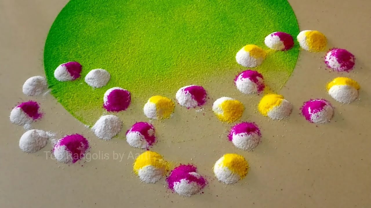 Simple Rangoli Design For Festival | Rangoli Designs | Easy Rangolis ...