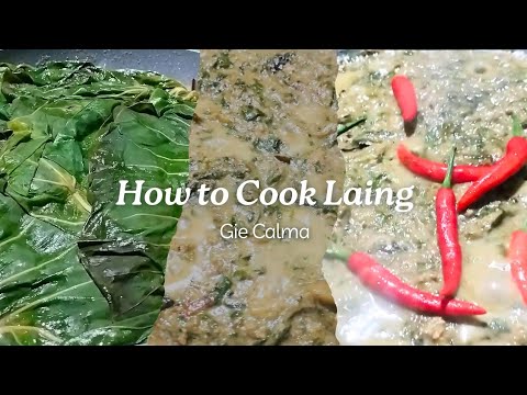 How to Cook Laing - YouTube